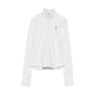 adidas by Stella McCartney High-neck Front Zip Training Top - - Sport - Damen - Wei&szlig; - S