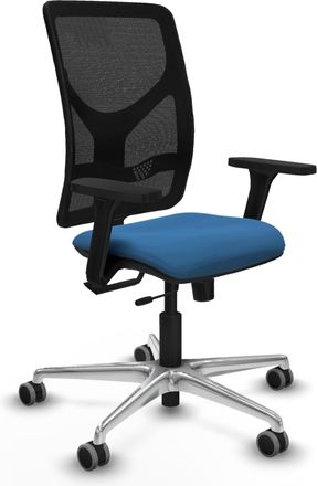 Piqueras y Crespo B&uuml;rostuhl Parkett mit 3D-Armlehnen, h&ouml;henverstellbare Lendenwirbelst&uuml;tze, ausgestattet mit Syncro/Traslack und Schneideschaum, mit Rollen von 65 mm, P