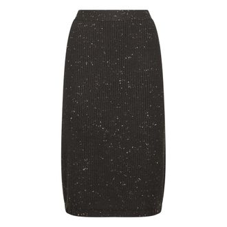 Bottega Veneta Gerippter Wollrock in Fondantfarbe - - Skirts - Damen - Braun - XS