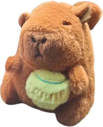 Generico Peluche Capibara - Charme en peluche pour sac - Adorable porte-cl&eacute;s en animal | Pour adultes et, sac &agrave; dos, valise, t&eacute;l&eacute;phone, voyage, &eacute;cole, f&ecirc;te, an