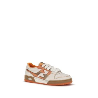 Fendi Mens Multicolor Leather Athletic Sneakers