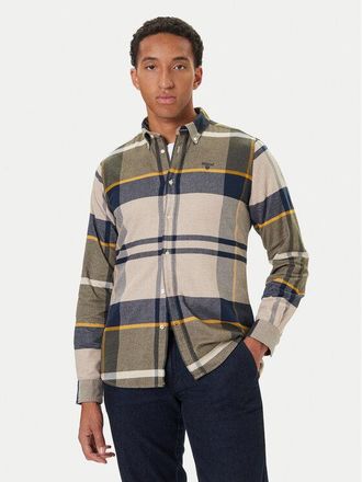 Barbour Hemd Iceloch MSH4994TN16 Gr&uuml;n Tailored Fit