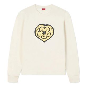 Kenzo Boke Heart Sweatshirt - - Sweatshirts & Hoodies - Herren - Wei&szlig; - XL