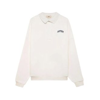 Autry Homme, Sweatshirts et sweats &agrave; capuche, Blanc, Taille: XS SweaT-shirts