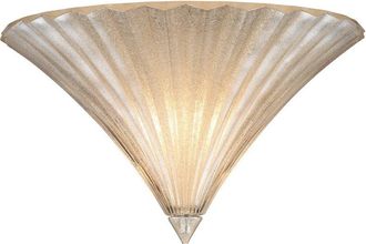 Ideal Lux Santa AP1 BIG Suitable for Indoor Use E14 gold - Wall Lighting (Surfaced, Living Room, Gold, Glass, Metal, IP20, transparent)