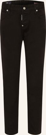 Dsquared2 Cropped Jeans Teddy schwarz