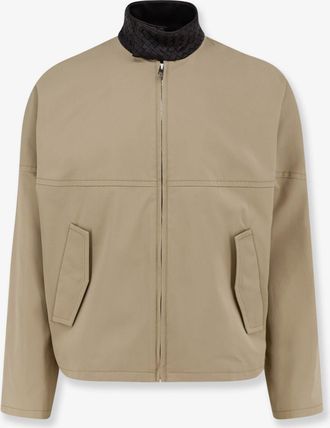 Bottega Veneta Cotton jacket with Intrecciato detail - BOTTEGA VENETA - gender_Man
