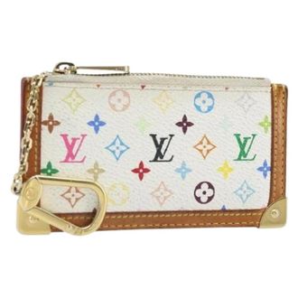 Louis Vuitton Portefeuille en toile Pre-owned - Femme - Pre-owned - Blanc - Taille: ONE Size