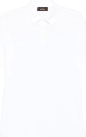 Zanone Homme, Tops, Blanc, Taille: S Polo Slim Fit IceCotton