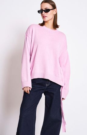 JAN 'N JUNE Damen vegan Pullover Caper Tie Light Orchid