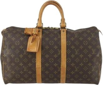 Louis Vuitton unisex, Pre-owned, Brun, Taille: ONE Size Sac week-end vintage en toile Pre-owned