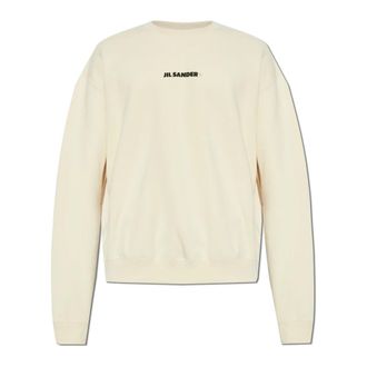 Jil Sander Sweatshirt mit Logo - - Sweatshirts & Hoodies - Herren - Beige - S