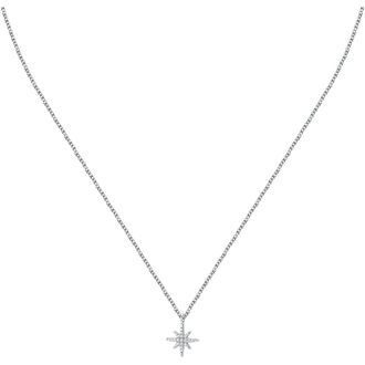 Cleor Collier en argent 925/1000 et zircon