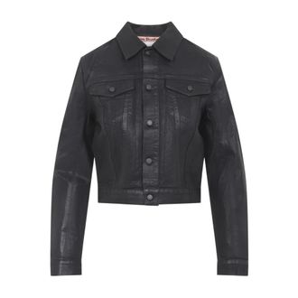 Acne Studios Cropped Trucker Jacket - - Jackets - Damen - Schwarzk - S