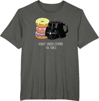 Star Wars Darth Vader Coffee and Donuts T-Shirt