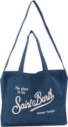 MC2 Saint Barth Femme, Sacs, Bleu, Taille: ONE Size Essential N Shoulder Bag