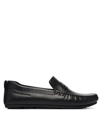 Tommy Hilfiger Mokassins Core Hilfiger Leather Driver FM0FM05790 Schwarz