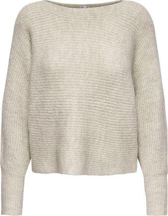 Only Damen ONLDANIELLA L/S KNT NOOS Pullover, Ecru/Detail:Melange, S, 15168705