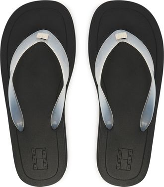 Tommy Jeans Zehentrenner Tommy Jeans Tjw Cleated Jelly Summer Sandal EN0EN02954 Wei&szlig;