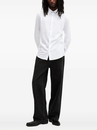 AllSaints Hemd mit Stickerei - Weiß