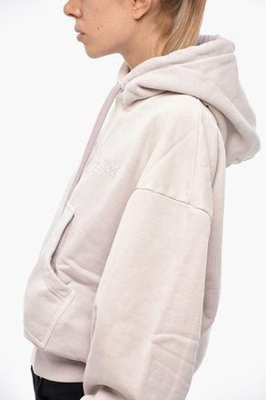 Off-white Hoodie Sweatshirt LAUNDRY in Brushed Cotton Off-White