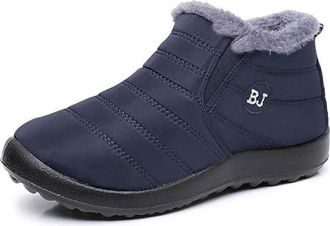 Generic Bottes de neige dhiver imperm&eacute;ables orthop&eacute;diques pour femme - Chaudes - Antid&eacute;rapantes - Doublure en fourrure - &Agrave; enfiler - Chaudes pour lext&eacute;rieur -