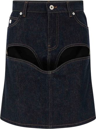 Jean Paul Gaultier Mini Jupe - Bleu