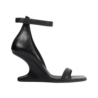 Rick Owens Femme, Chaussures, Noir, Taille: 38 1/2 EU Cantilever 8 Minimal Sandal
