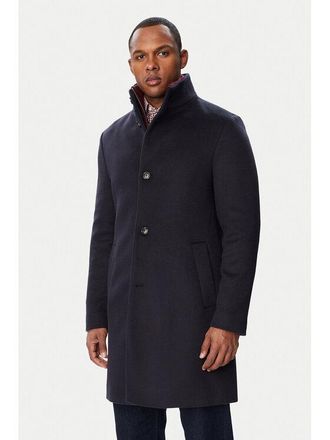 Tommy Hilfiger Wollmantel MW0MW40767 Dunkelblau Regular Fit