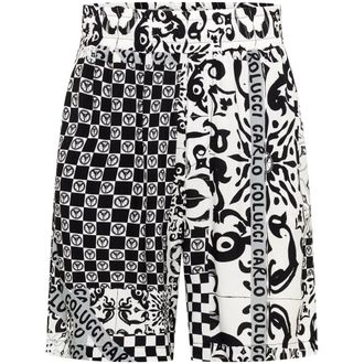 Carlo Colucci Shorts - Mosaik-Erbe - - Shorts - Herren - Schwarzk - S