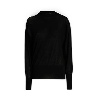 Stella McCartney Damen, Strickwaren, Schwarzk, LGr&ouml;&szlig;e