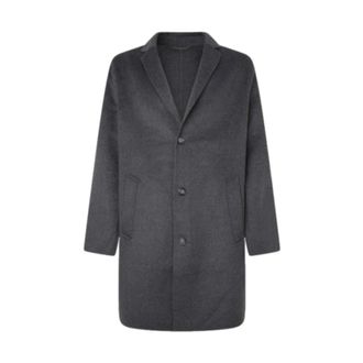 Pepe Jeans London Homme, Manteaux, Gris, Taille: XL Manteau en Laine Gris Brighton