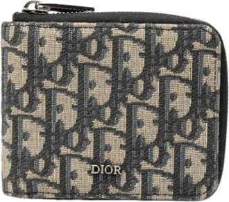 Dior Pre-owned Zip Around Wallet - - Pre-owned - Damen - Blau - ONE SIZE