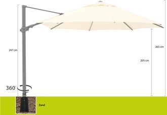 Shadowline Austin Ampelschirm &oslash; 350 cm