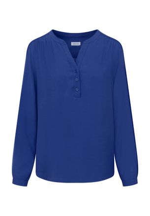 Seidensticker Damen Bluse - Fashion Bluse - Tunika Bluse - Regular Fit - Stehkragen - Langarm - 100% Viscose