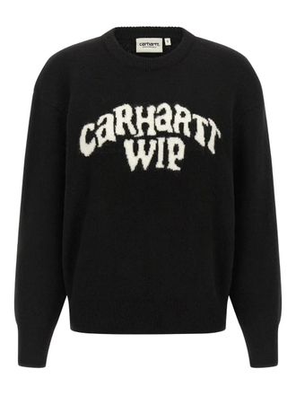 Carhartt Work in Progress pull &agrave; logo intarsia - Noir