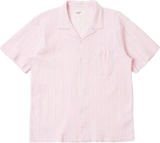 Universal Works Homme, Chemises, Rose, Taille: XL Road Shirt Lily Stripe