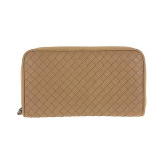 Bottega Veneta Portefeuille long en cuir Intrecciato Pre-owned - Homme - Pre-owned - Beige - Taille: ONE Size