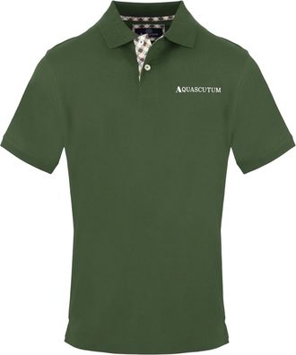 Aquascutum Poloshirt f&uuml;r Herren (Milit&auml;rgr&uuml;n)