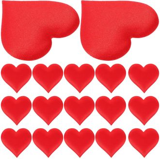 Lurrose 500 St&uuml;ck Rote Schwammherz Konfetti Tischdekoration f&uuml;r Hochzeiten Valentinstag Party Romantische Feiern
