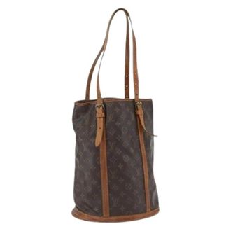 Louis Vuitton Pre-owned Canvas Bucket Bag - - Pre-owned - Damen - Braun - ONE SIZE