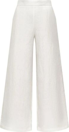Maliparmi Maliparmi, Femme, Pantalons, Beige, Taille: 42 FR Linen Jacquard Pantalons