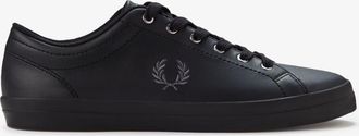 Fred Perry Baseline Leder Herren Schwarz Trainers
