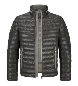 Milestone Lederjacke MSCortino Steppjacke aus Lammleder wetterbest&auml;ndig