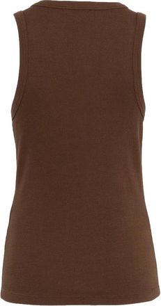 Entire studios Ribbed Scoop Neck Tank Top - Brown