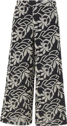 Elena Miro Femme, Pantalons, Multicolore, Taille: 42 FR Wide Pantalons