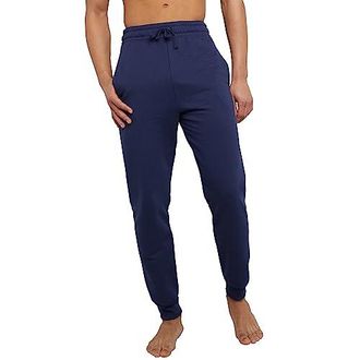 Hanes Joggers, EcoSmart Fleece Sweatpants for Men, Mens Lounge Pants, 30.5 Pantalon de survêtement, Bleu Marine, 36-41 Homme