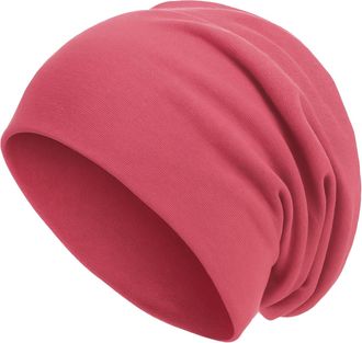style3 Slouch Beanie aus atmungsaktivem, feinem und leichten Jersey Unisex M&uuml;tze Haube Bini Einheitsgr&ouml;&szlig;e