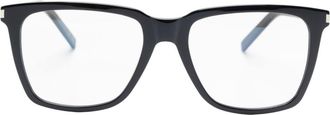 Saint Laurent Eyewear Slim Brille - Schwarz