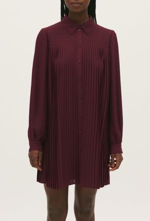 Claudie Pierlot Kurzes plissiertes Kleid